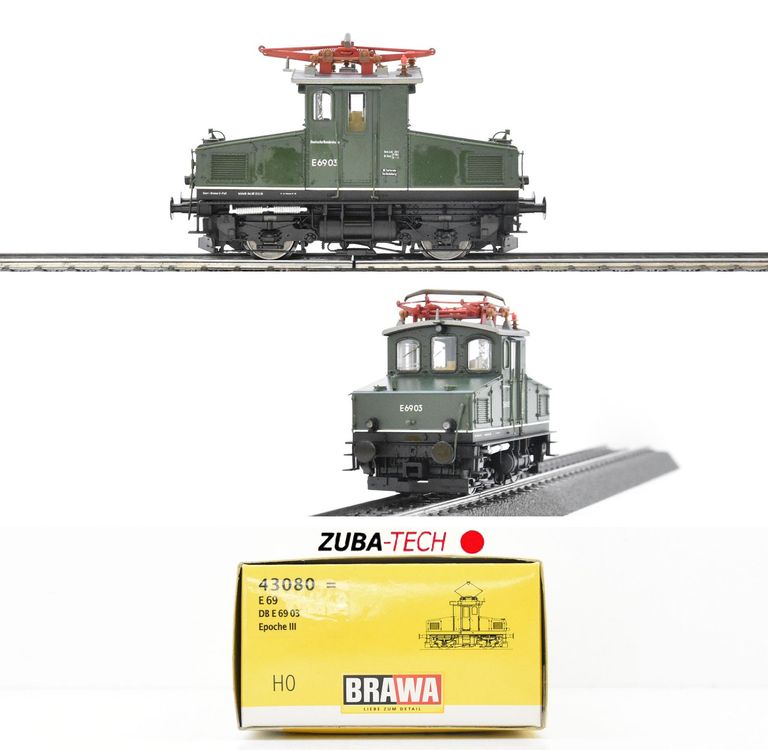 Brawa 43080 Rangierlok BR E 69 der DB H0 GS Analog mit OVP | Kaufen auf ...