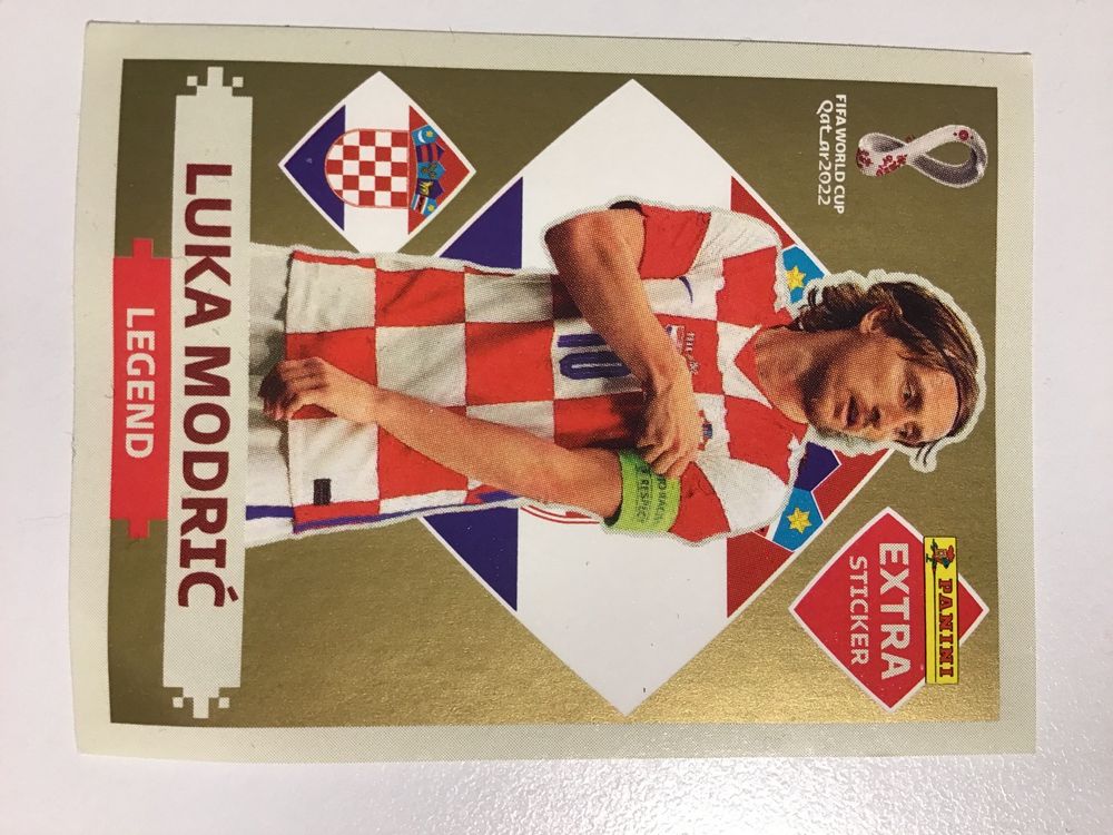 Panini extra Sticker Gold Luka Modric | Kaufen auf Ricardo