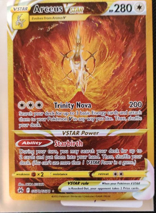 Arceus VSTAR GG70/GG70 (Gebraucht) in Turbenthal für CHF 97 – mit Lieferung auf Ricardo kaufen