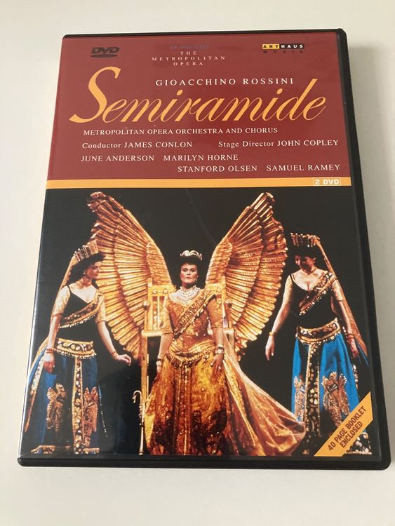 Rossini: Semiramide [2 DVDs] MET, Anderson, Horne (Gebraucht) in Arbon ...