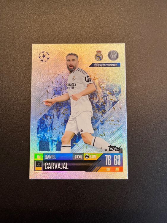 Topps Match Attax 2024/25 Dani Carvajal (Neu (gemäss Beschreibung)) in ...