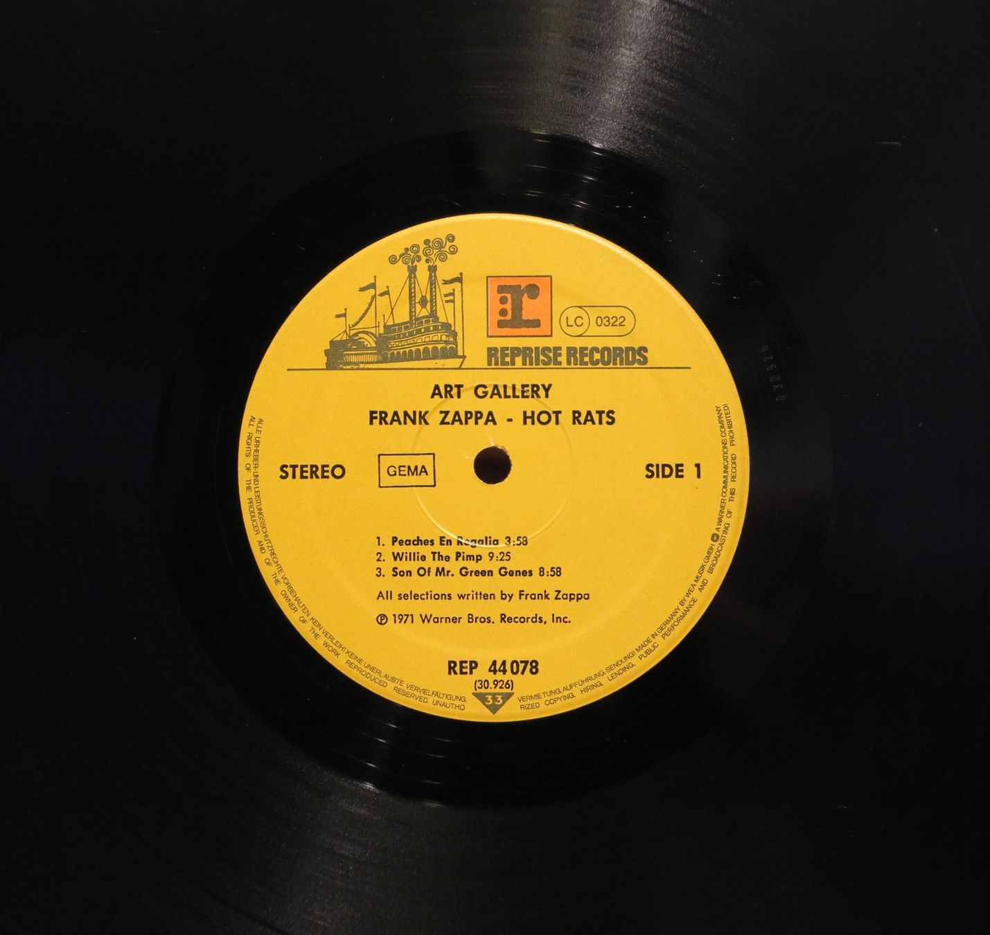 Frank Zappa - Hot Rats / LP (Gebraucht) in Zürich für CHF 20 – mit ...