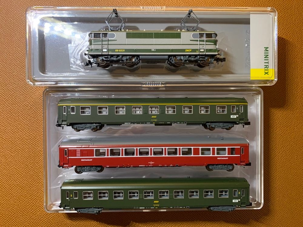 Minitrix N 16693 BB 9231 SNCF Schnellzug DC Digital-Sound | Kaufen auf ...