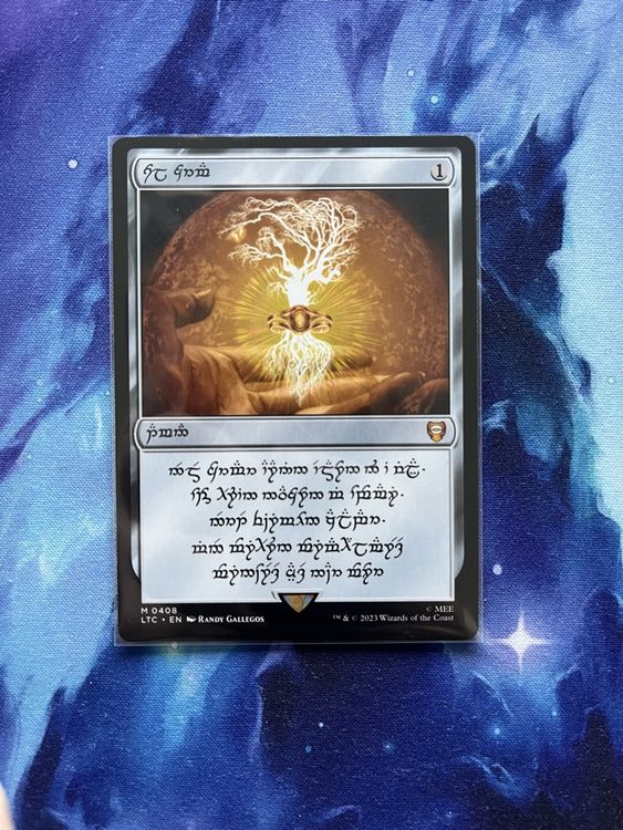 Mtg rarity: Sol Ring - Elven. Lord of the rings mtg (Neu (gemäss ...
