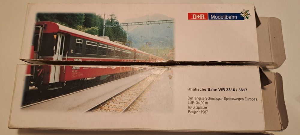 Bemo Rh B - WR 3816 / 3817 23817 Doppelspeisewagen (Gebraucht) in ...