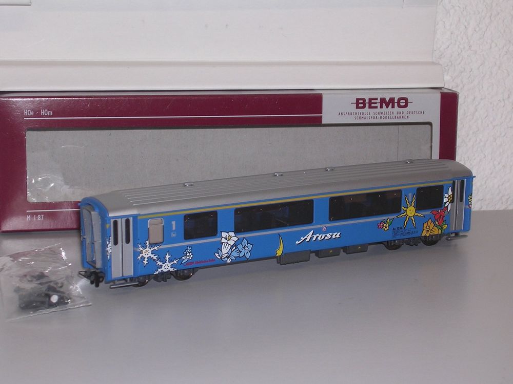 Bemo 3268 146 RhB "Arosa Express" Salonwagen mit OVP H0m (Neu (gemäss Beschreibung)) in Beringen ...