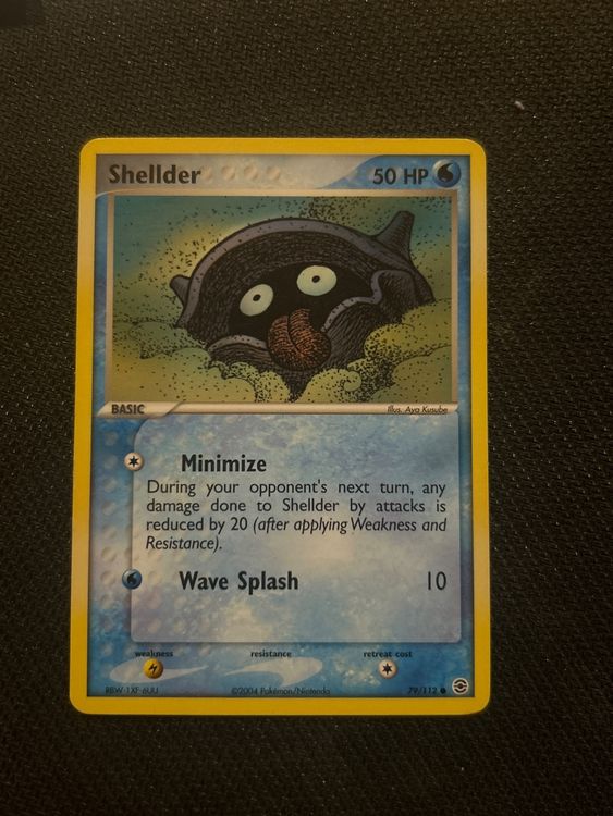 Pokemon card Old EX FireRed & LeafGreen, Shellder 79/112 | Kaufen auf Ricardo