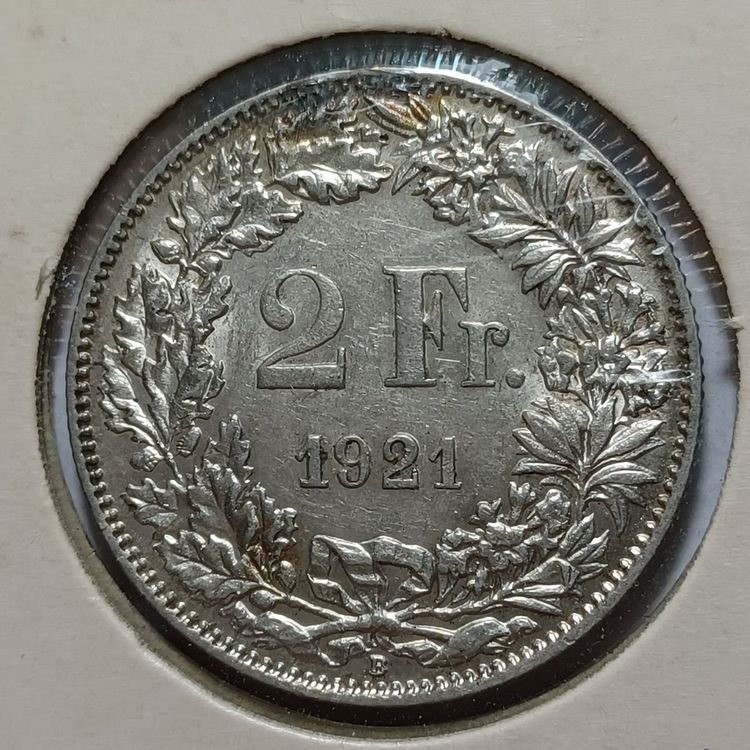 2 Franken 1921 vz (Gebraucht) in Pfäffikon ZH für CHF 6 – mit Lieferung auf Ricardo kaufen