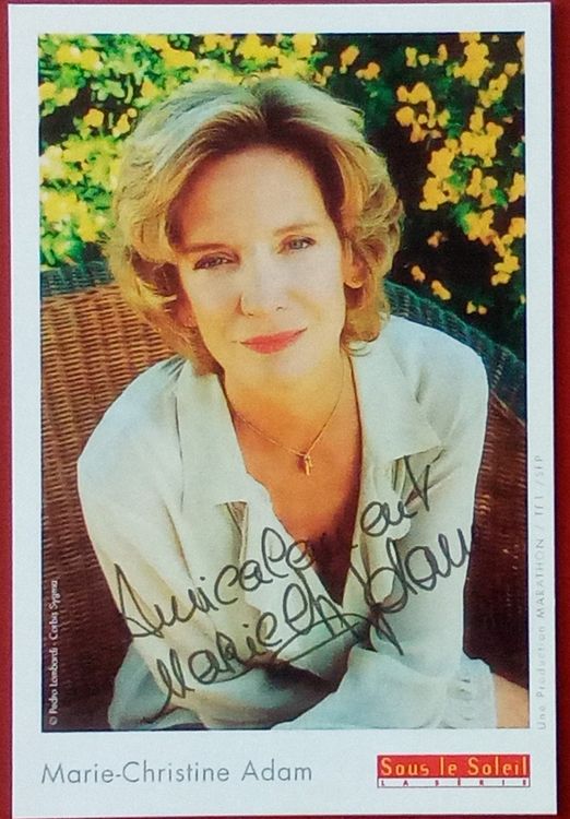 Marie-Christine Adam Autogramm signiert Fotopostkarte 10x15c (Gebraucht ...