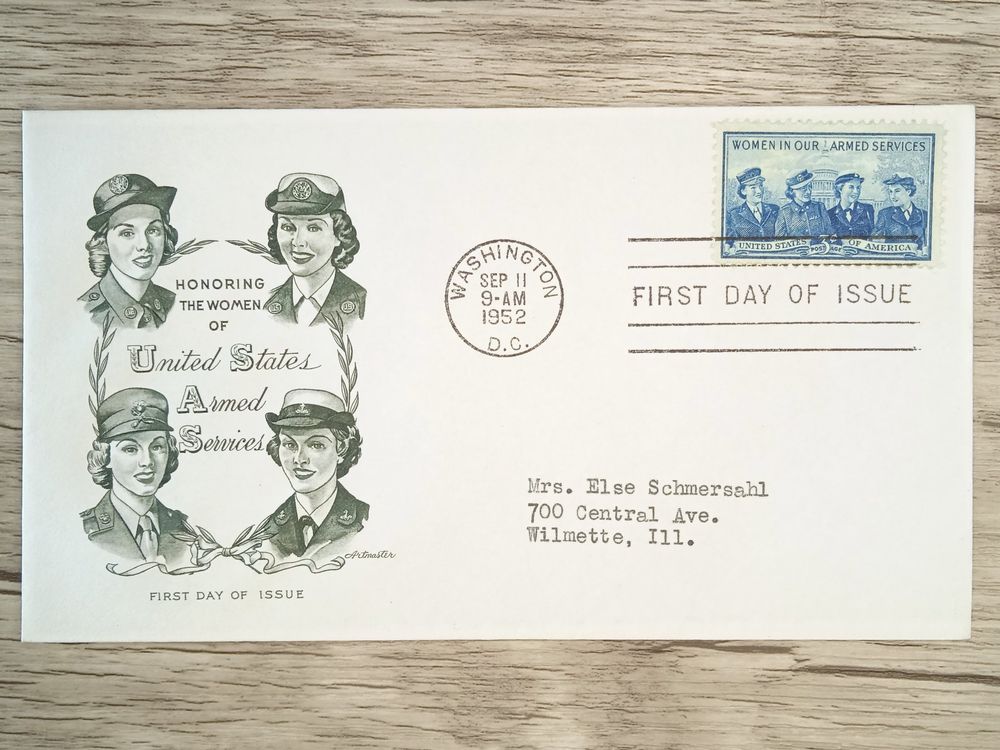 TR89 Enveloppe + Timbre USA 1952 (Gebraucht) in Cousset für CHF 0.65 ...