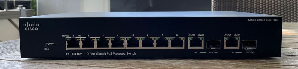 Cisco SG300-10P 10-Port Gigabit PoE Managed Switch | Kaufen auf Ricardo