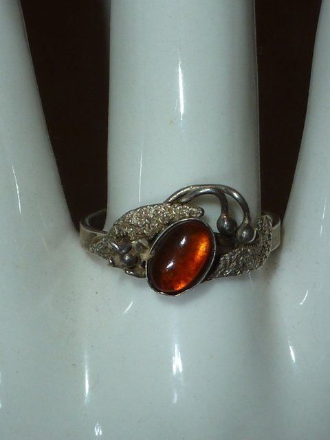 Antike Ring mit Bernstein , Silber 800 (Gebraucht) in Deal , Kent für CHF 23 – mit Lieferung auf ...