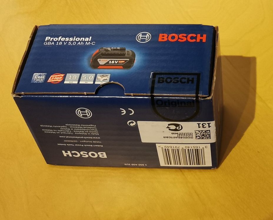 Bosch Professional Akku 18V 5AH (Neu und originalverpackt) in ...