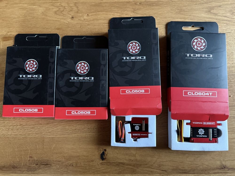 TORQ High-End Servo Set (Für 400 class Heli) (Neu und originalverpackt ...
