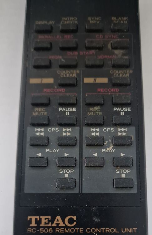 TEAC RC-506 Fernbedienung - Vintage HiFi Steuerung (Gebraucht) in wallisellen für CHF 5 – mit ...