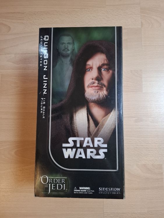 Qui-Gon Jinn Figur 1:6 Sideshow OVP, Rarität Star War (Neu und ...