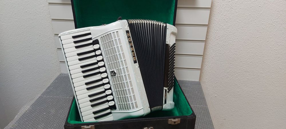 Hohner Tango IV S Akkordeon 96-bass 9.3 kg. inkl. koffer (Gebraucht) in ...