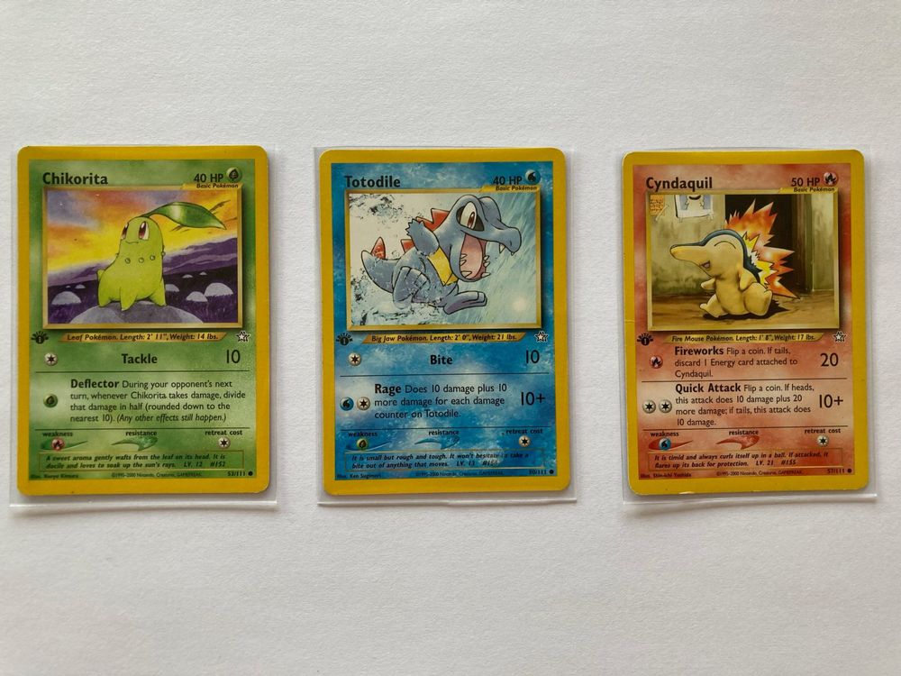 Pokémon Neo Destiny Starter 1st edition | Kaufen auf Ricardo