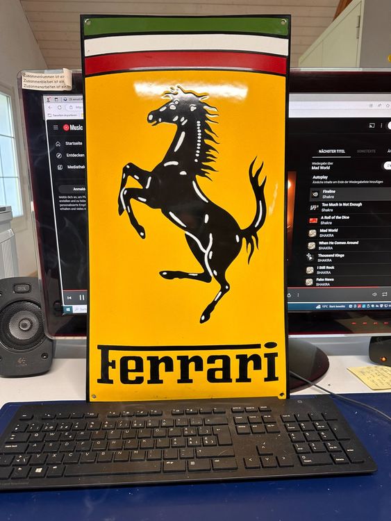 Emailschild Ferrari | Kaufen auf Ricardo