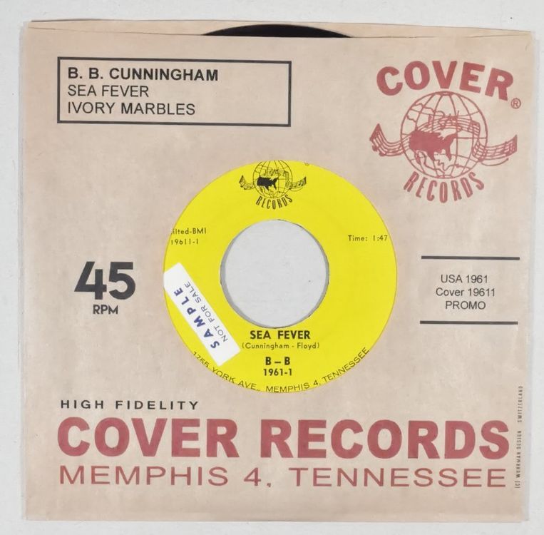 Single: B.B. CUNNINGHAM - Sea Fever (Surf-Rockabilly) | Kaufen auf Ricardo