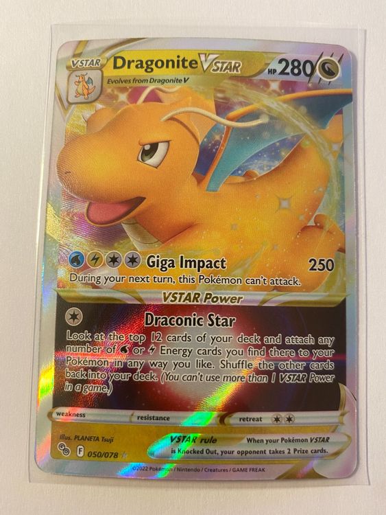 Pokemon Dragonite VStar 050/078 Pokemon Go EN | Kaufen auf Ricardo