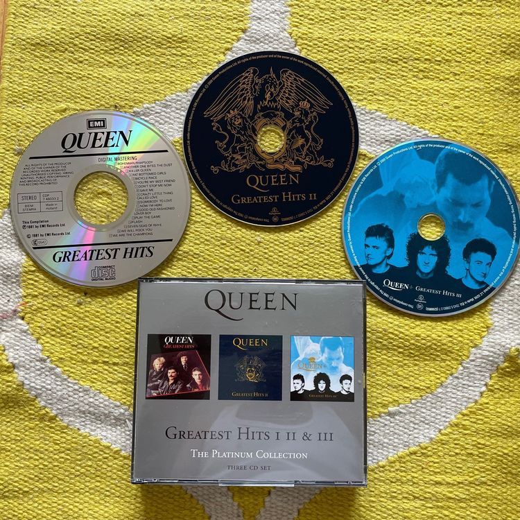 QUEEN-3CD BOX SET GREATEST HITS PLATINUM COLLECTIONS | Kaufen auf Ricardo