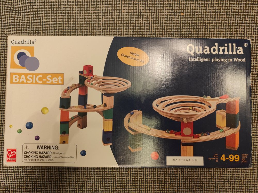 Quadrilla Murmelbahn BASIC-Set, Holz, Top Zustand! (Gebraucht) in ...