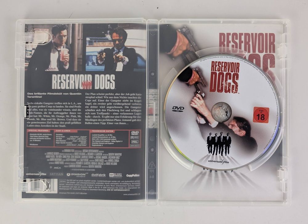 Reservoir Dogs DVD - Quentin Tarantino Kultfilm Top! (Gebraucht) in ...