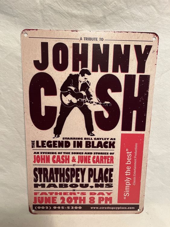 Johnny Cash Blechschild (Neu und originalverpackt) in Eschenbach SG für ...