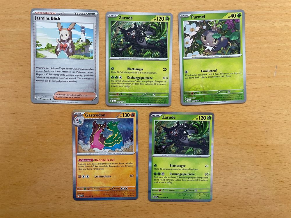 Pokemon Reverse Karten Set (Versand gratis) (Neu (gemäss Beschreibung ...