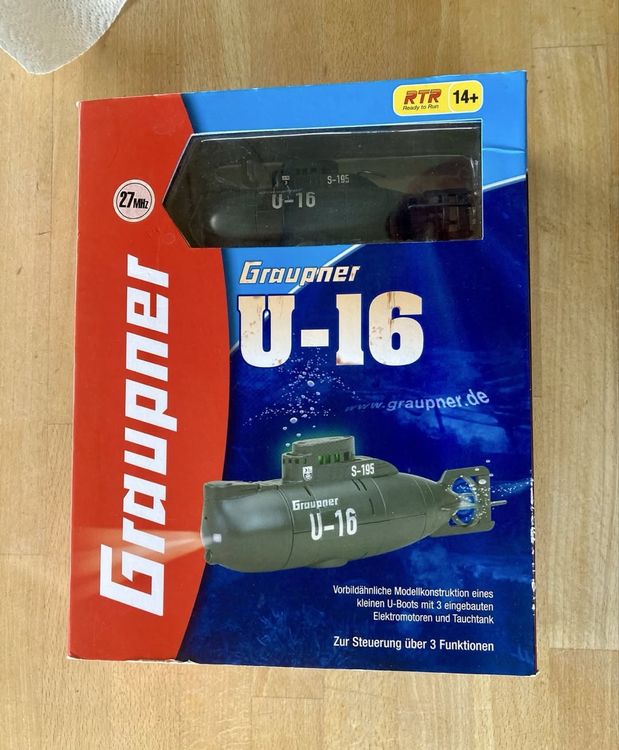 Graupner Mini RC U Boot U-16 (Gebraucht) in Grächen für CHF 40 – mit ...