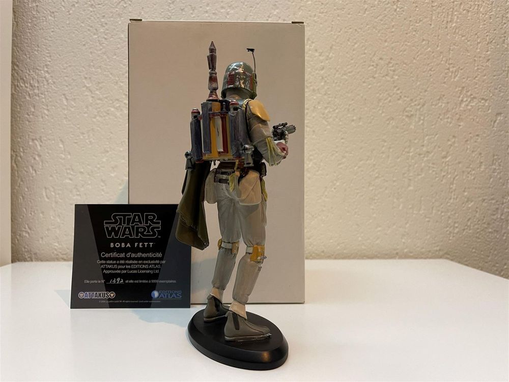 Star Wars Attakus Boba Fett 1:10 Statue Rare (Neu (gemäss Beschreibung ...