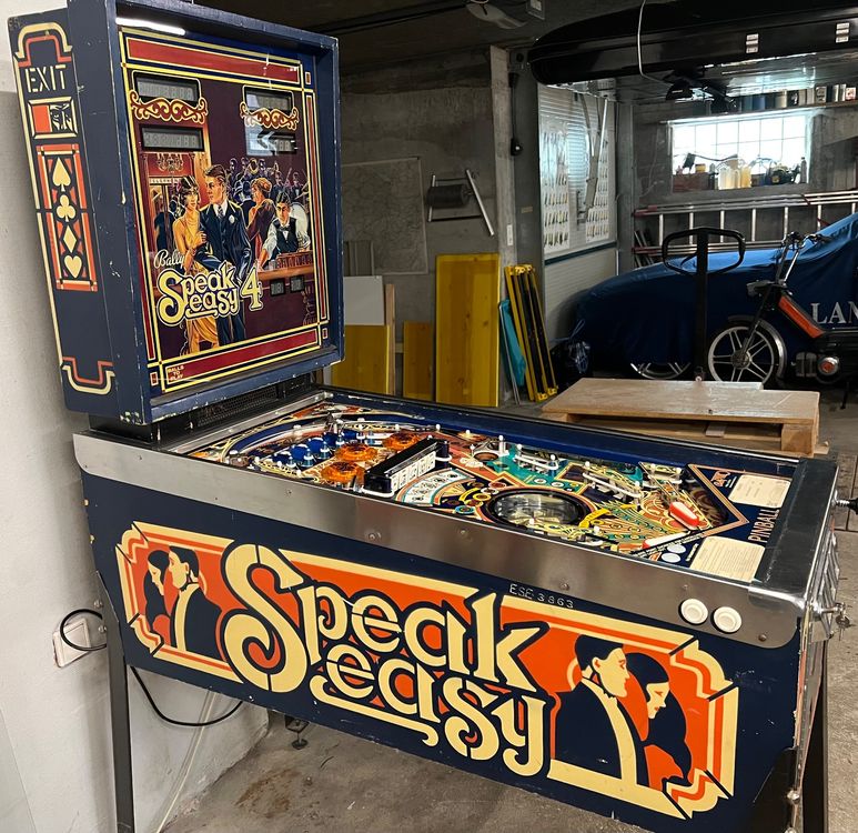 Flipperkasten/ Pinball / Flipperautomat „ Bally Speak Easy4“ (Gebraucht) in Eriswil für CHF 2690 ...