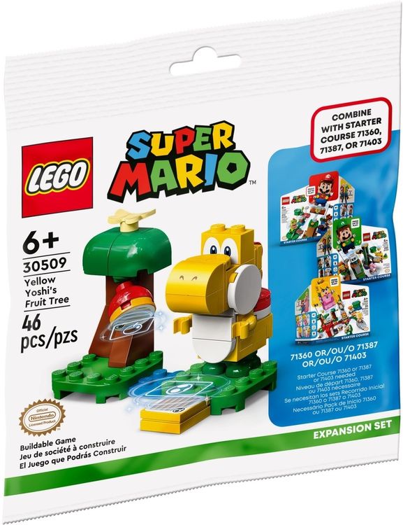 30509 - LEGO Super Mario Polybag Yellow Yoshi's Fruit Tree (Neu und ...