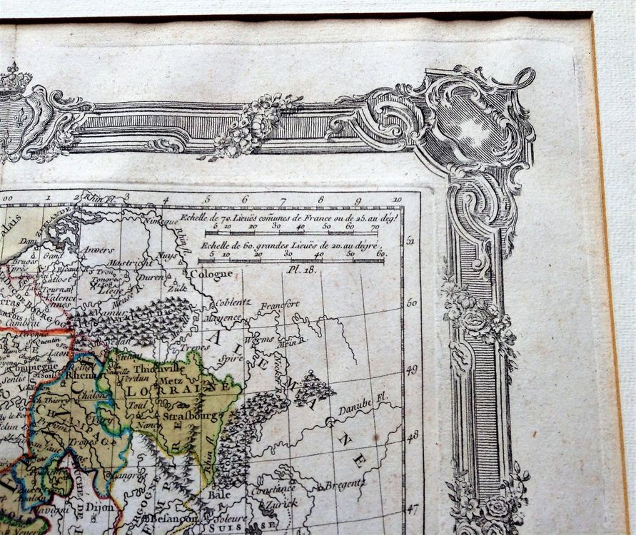 Antike kol. Karte der Gründung der französischen Monarchie (Gebraucht) in Alpnach Dorf für CHF ...