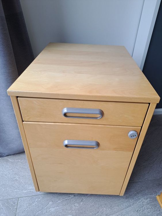 IKEA Galant, Rollcontainer mit 4 Schubladen in Buche (Gebraucht) in ...