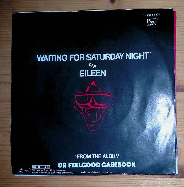 Dr. Feelgood - Waiting For Saturday Night Single 7 (Gebraucht) in Russo ...