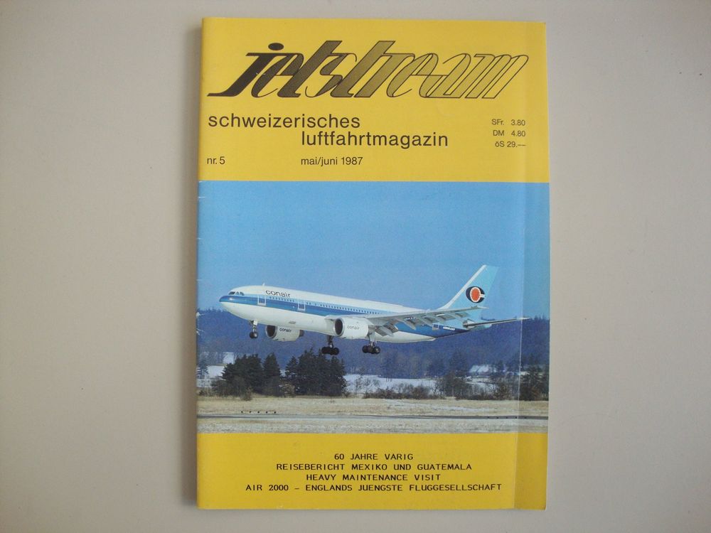 Heft Magazin Zeitschrift jetstream 5/1987 (Gebraucht) in Herisau für ...