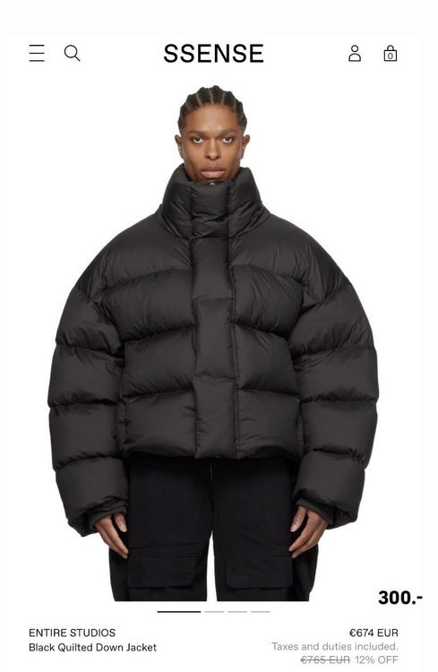 Oversized Puffer Jacket entire studios | Kaufen auf Ricardo