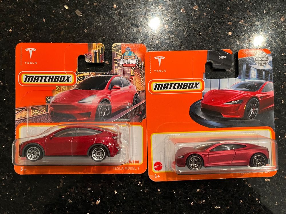 Matchbox Tesla Model Y + Roadster | Kaufen auf Ricardo