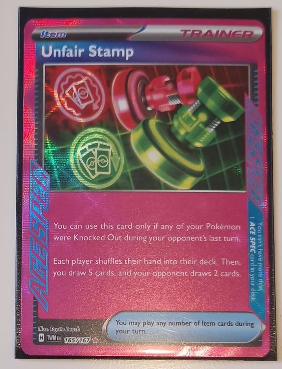 Carte Pokémon Unfair Stamp 165/167 (Neu (gemäss Beschreibung)) in ...