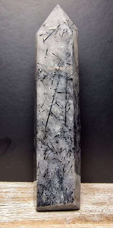 Turmalin in Quarz Obelisk 17cm 468g | Kaufen auf Ricardo