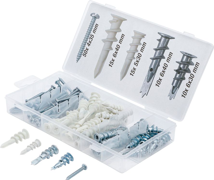 Gipskartondübel-Sortiment | 100-tlg. (Neu und originalverpackt) in Dietikon für CHF 9.9 – mit ...