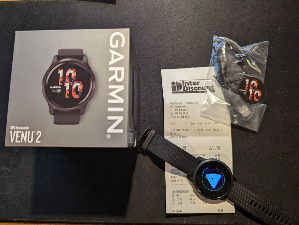 GARMIN Venue 2 schwarz (Neu (gemäss Beschreibung)) in Schöfflisdorf für ...