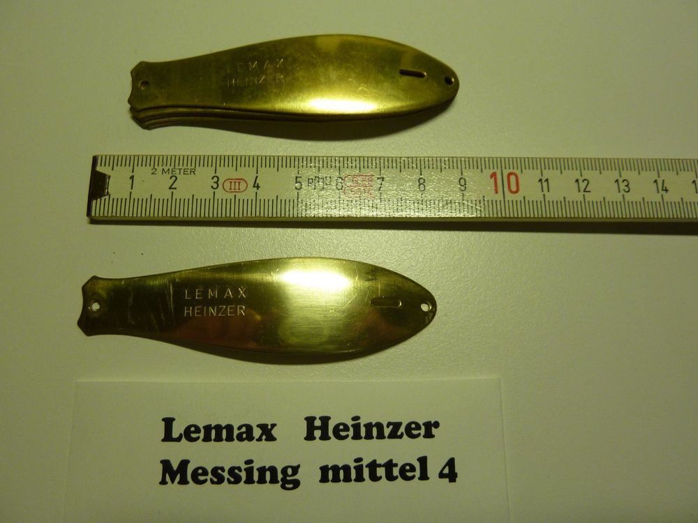 6 Lemax Heinzer Rohlinge Mittel Messing (Neu (gemäss Beschreibung)) in ...