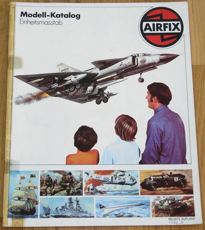 1972 AIRFIX Modell Katalog 9. Auflage deutsch (Gebraucht) in Frümsen ...