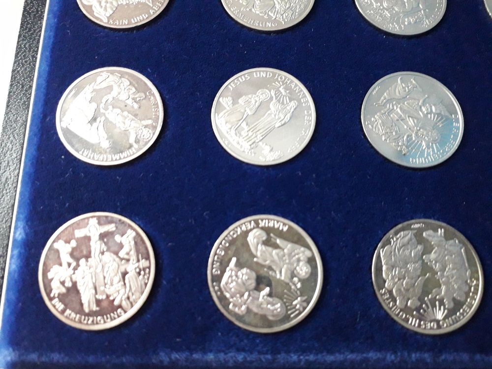 25 x 6 Gramm Silber 999 * Sammlung DIE BIBEL * Numis Luzern | Kaufen ...