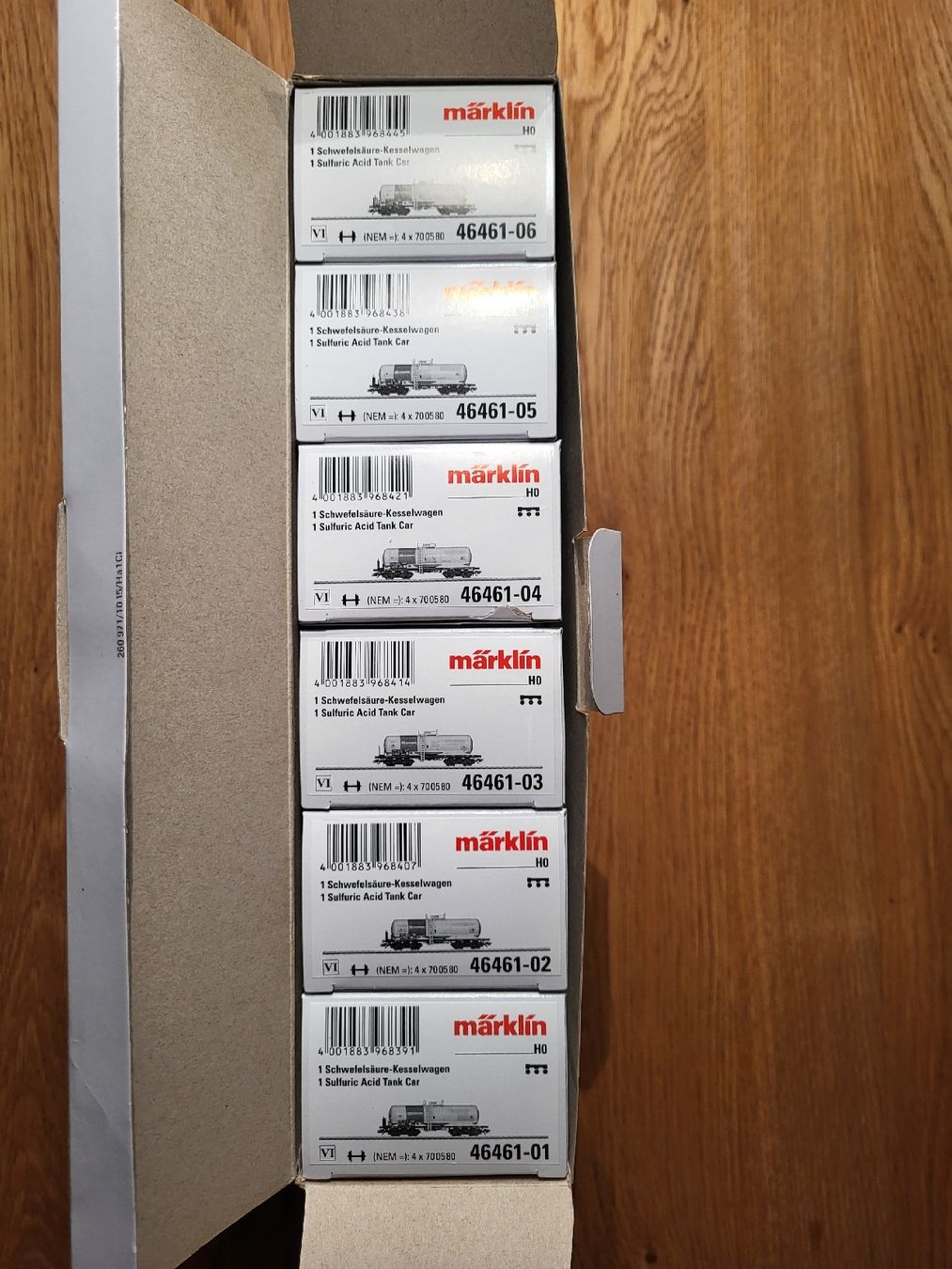 Märklin H0 46461 Kesselwagen-Set DB Schenker, Epoche VI (Neu und ...