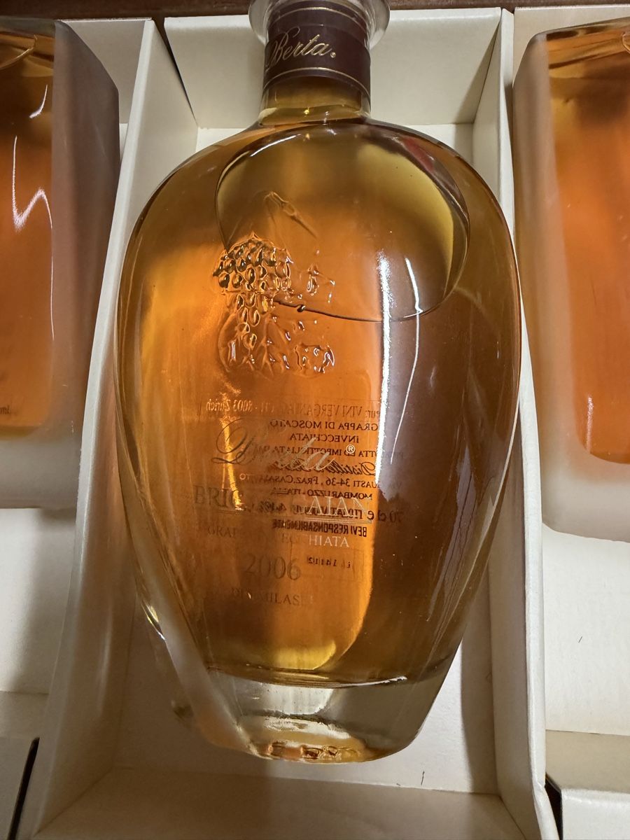 Coffret Cadeau Grappa Berta - Collection Privée Rare! (Neuf avec ...