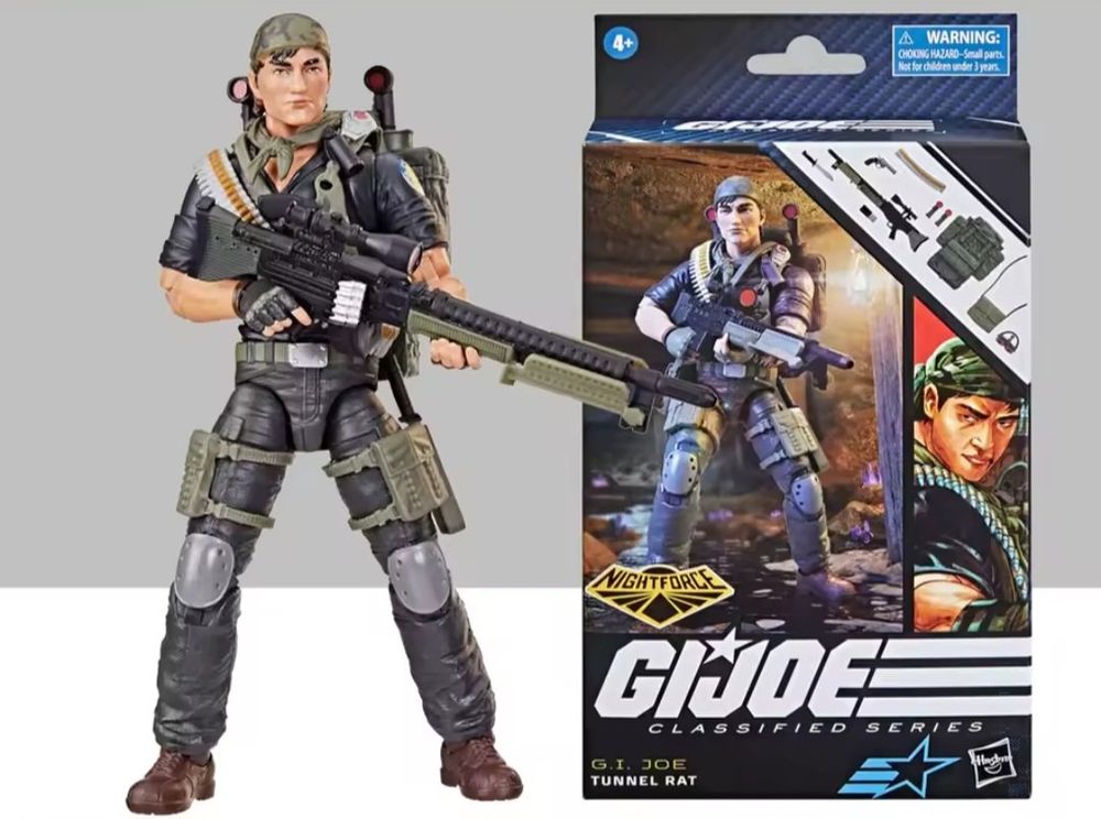 Hasbro GE Série classifiée Joe # 107 Night Force Tunnel Rat (Neu und ...